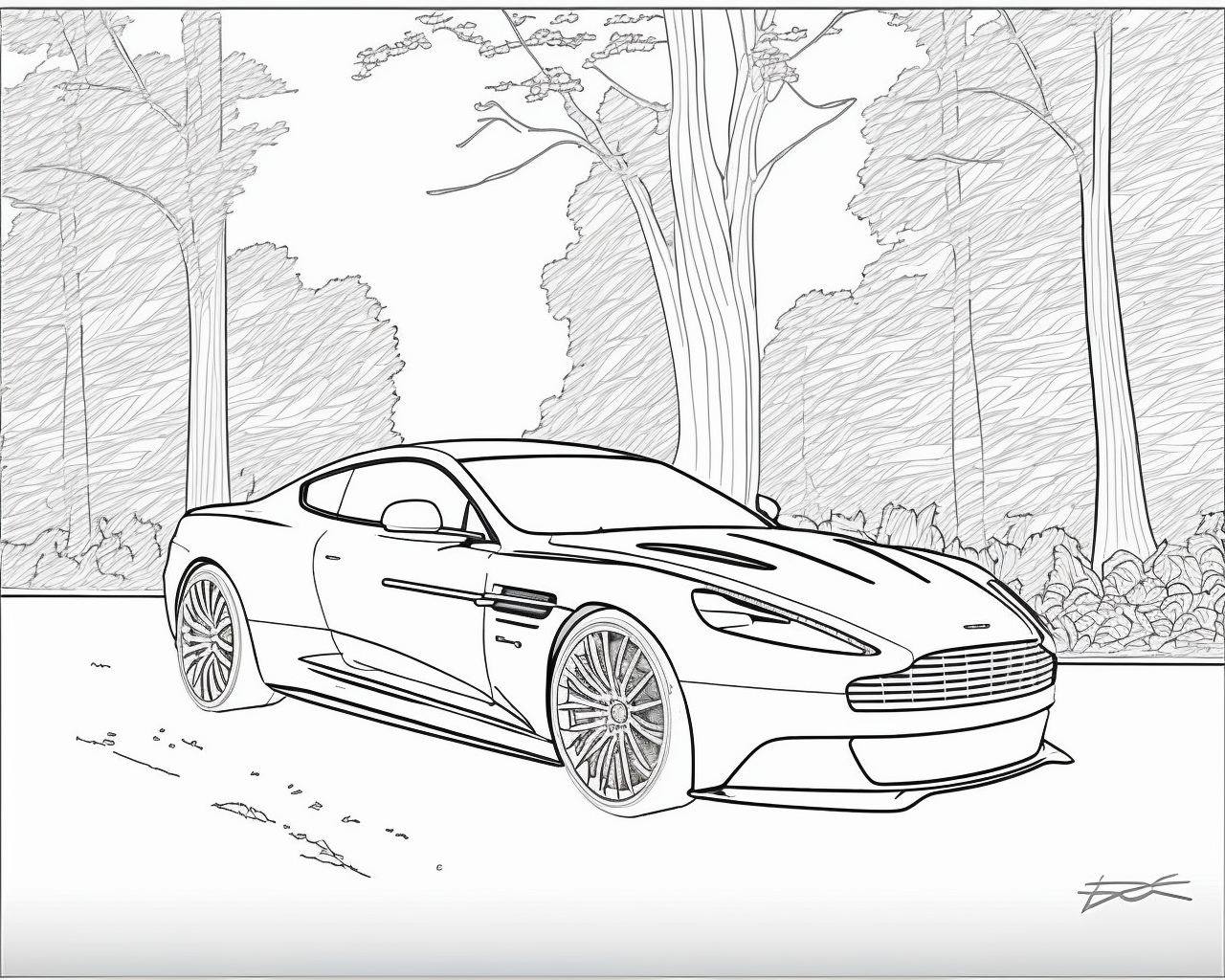 Auta 3811 - Omaľovánky na vytlačenie zadarmo