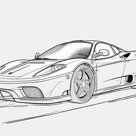 Omaľovánka Auta na vytlačenie a stiahnutie zdarma