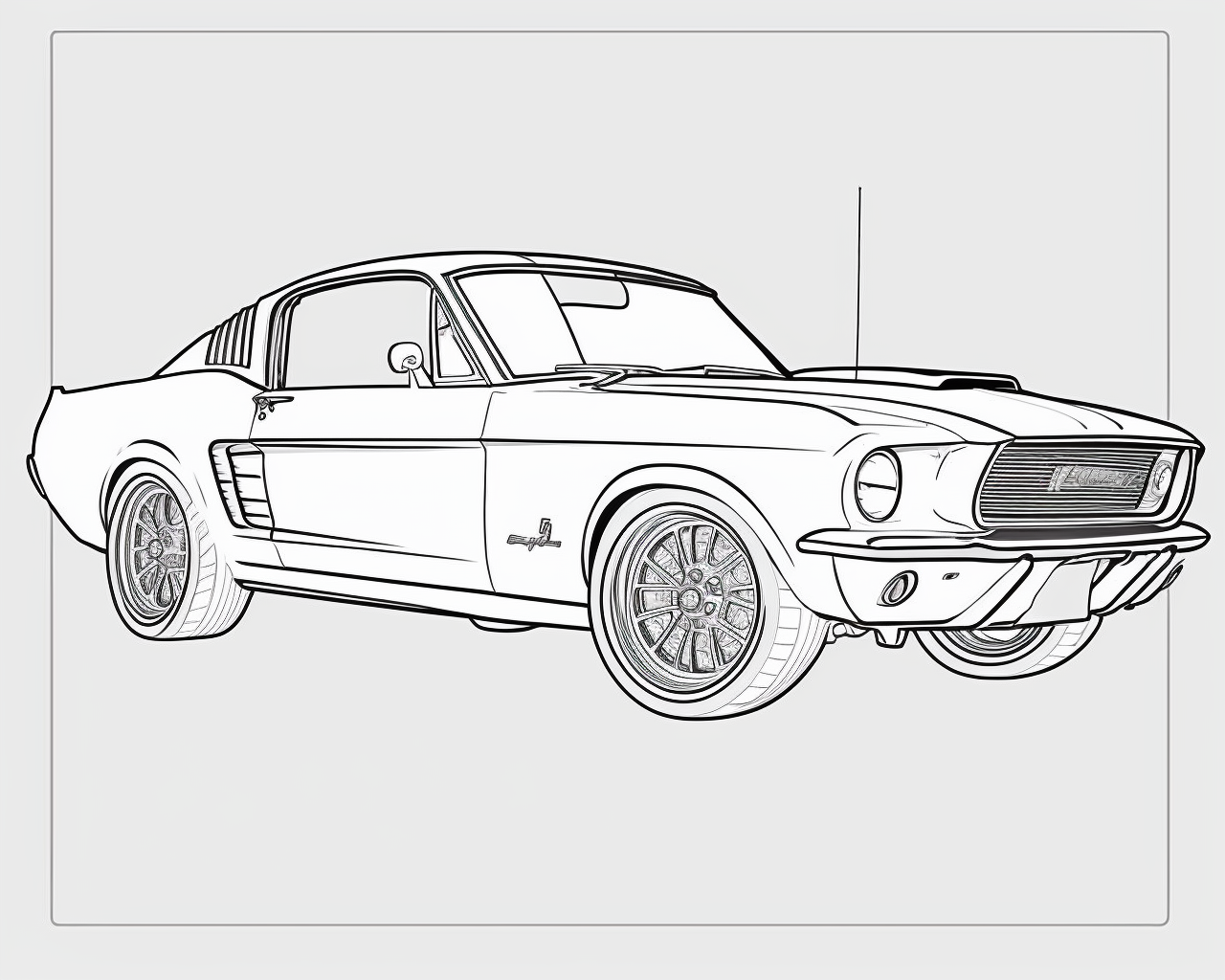 Auta 3899 - Omaľovánky na vytlačenie zadarmo