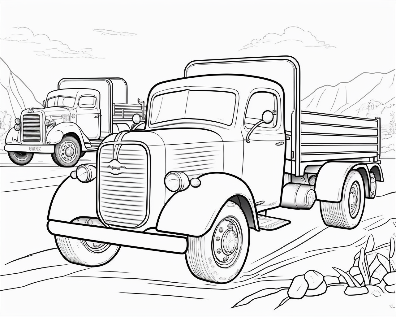 Безкоштовні розмальовки, які можна роздрукувати та завантажити АВТОМОБІЛІ