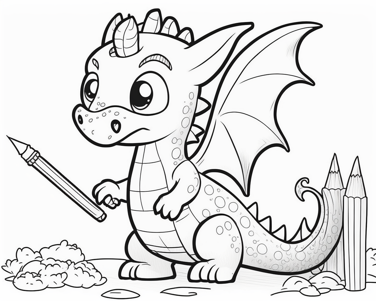 Darmowe kolorowanki SMOKI do druku i pobrania