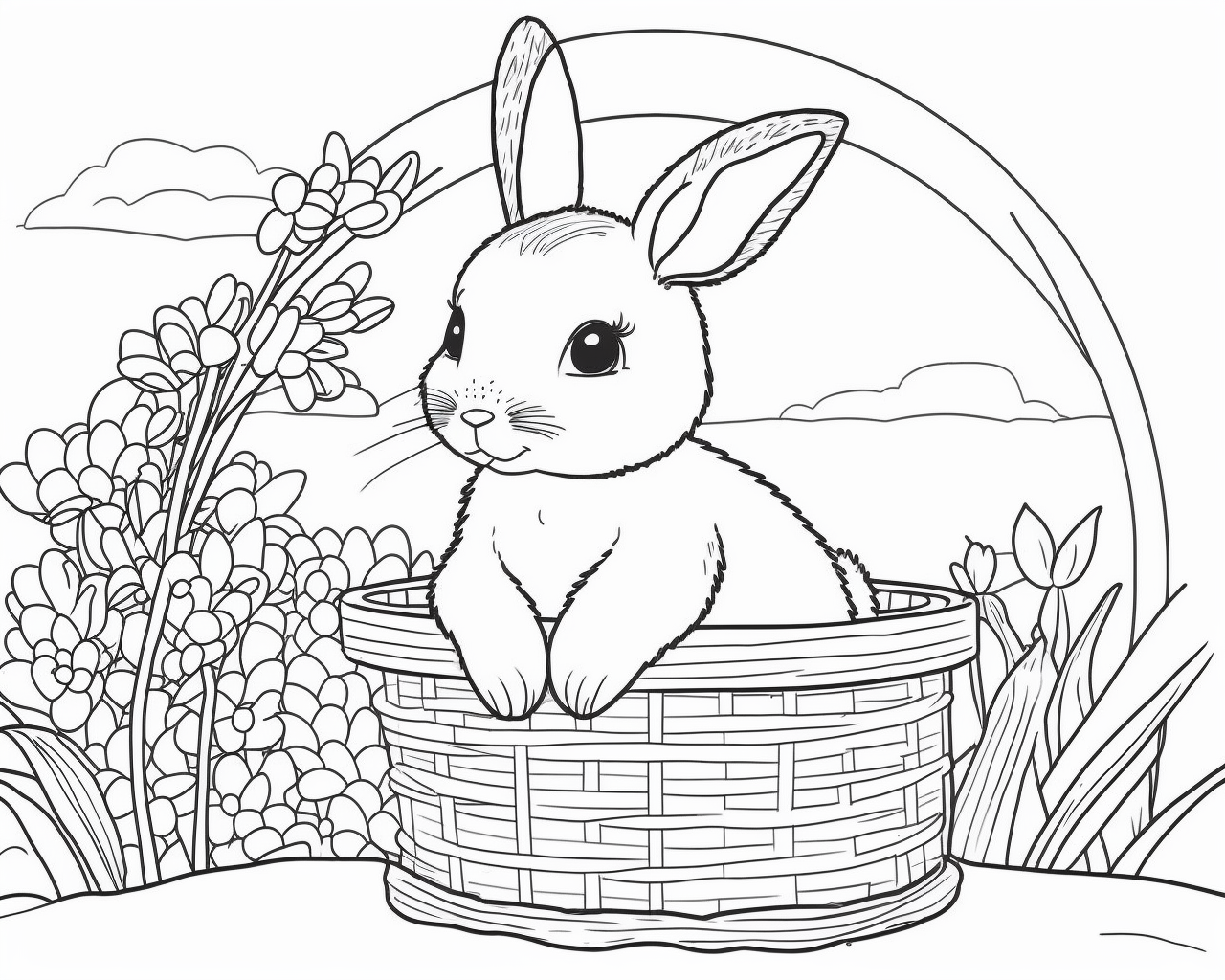 Králik 5200 - Omaľovánky na vytlačenie zadarmo