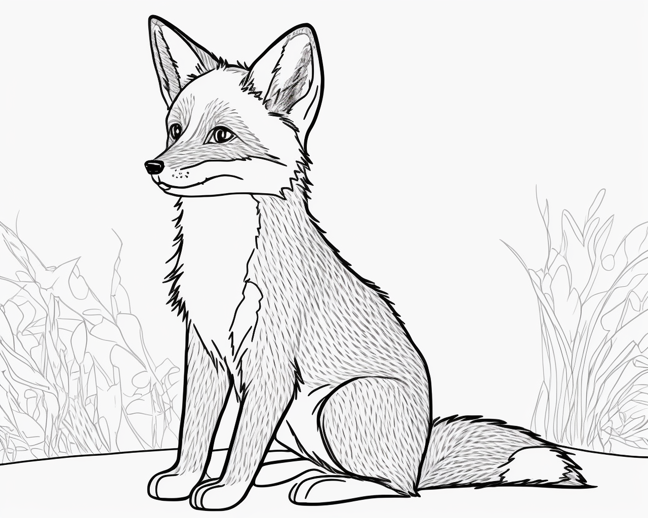 Darmowe kolorowanki LIS do druku i pobrania