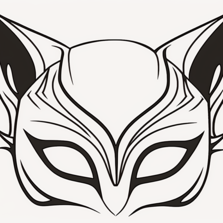 Maska 5286 - Omaľovánky na vytlačenie zadarmo