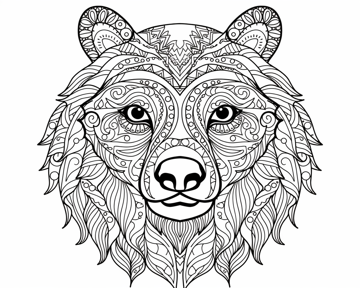 Medved 7099 - Omaľovánky na vytlačenie zadarmo