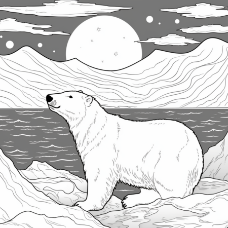 Omaľovánka Medveď na vytlačenie a stiahnutie zdarma