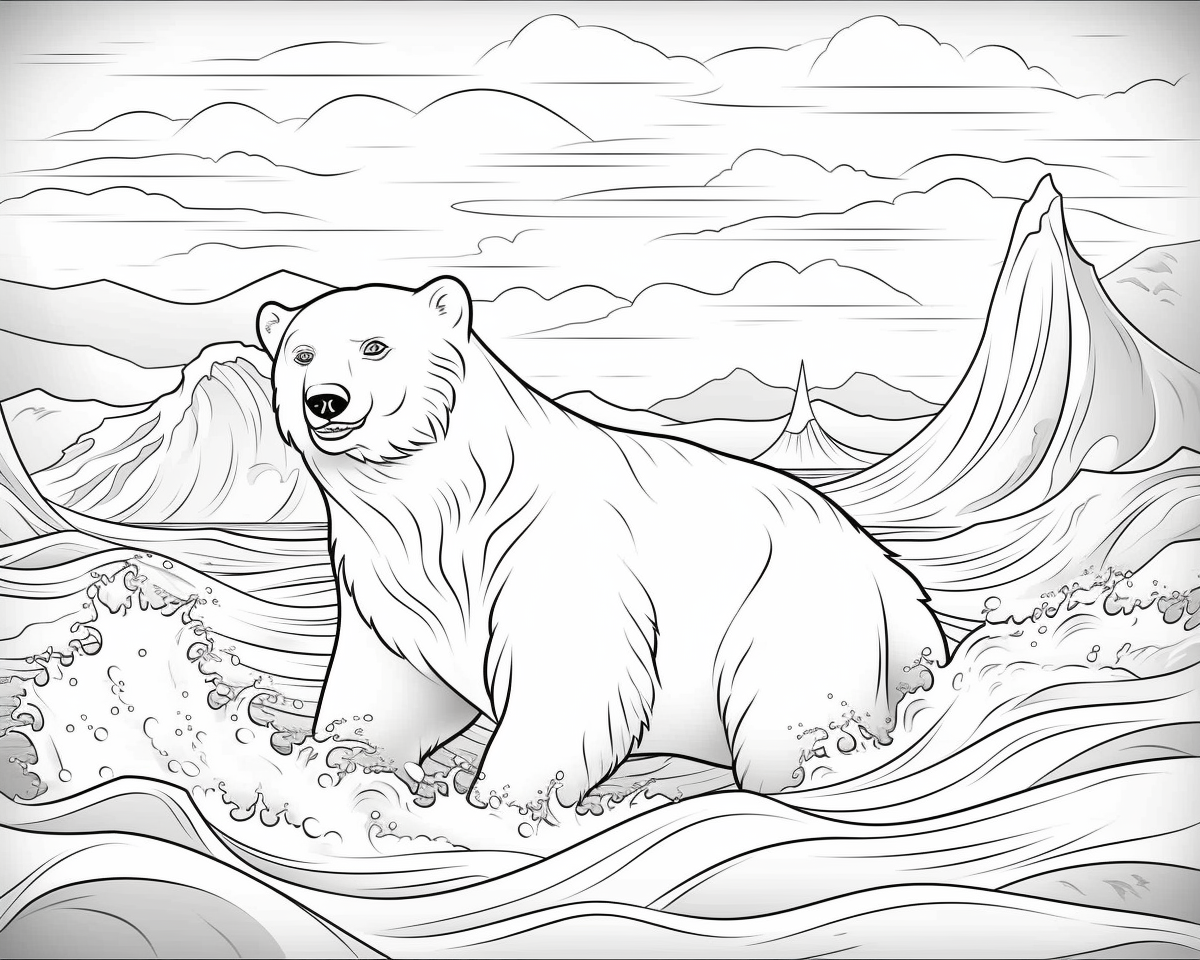 Medved 7143 - Omaľovánky na vytlačenie zadarmo