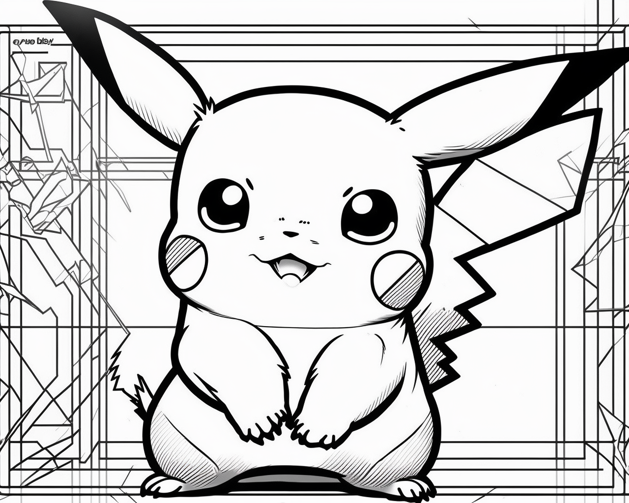 PIKACHU 5402 - Free printable colouring pages