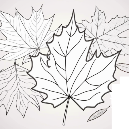 Omaľovánka Jeseň na vytlačenie a stiahnutie zdarma