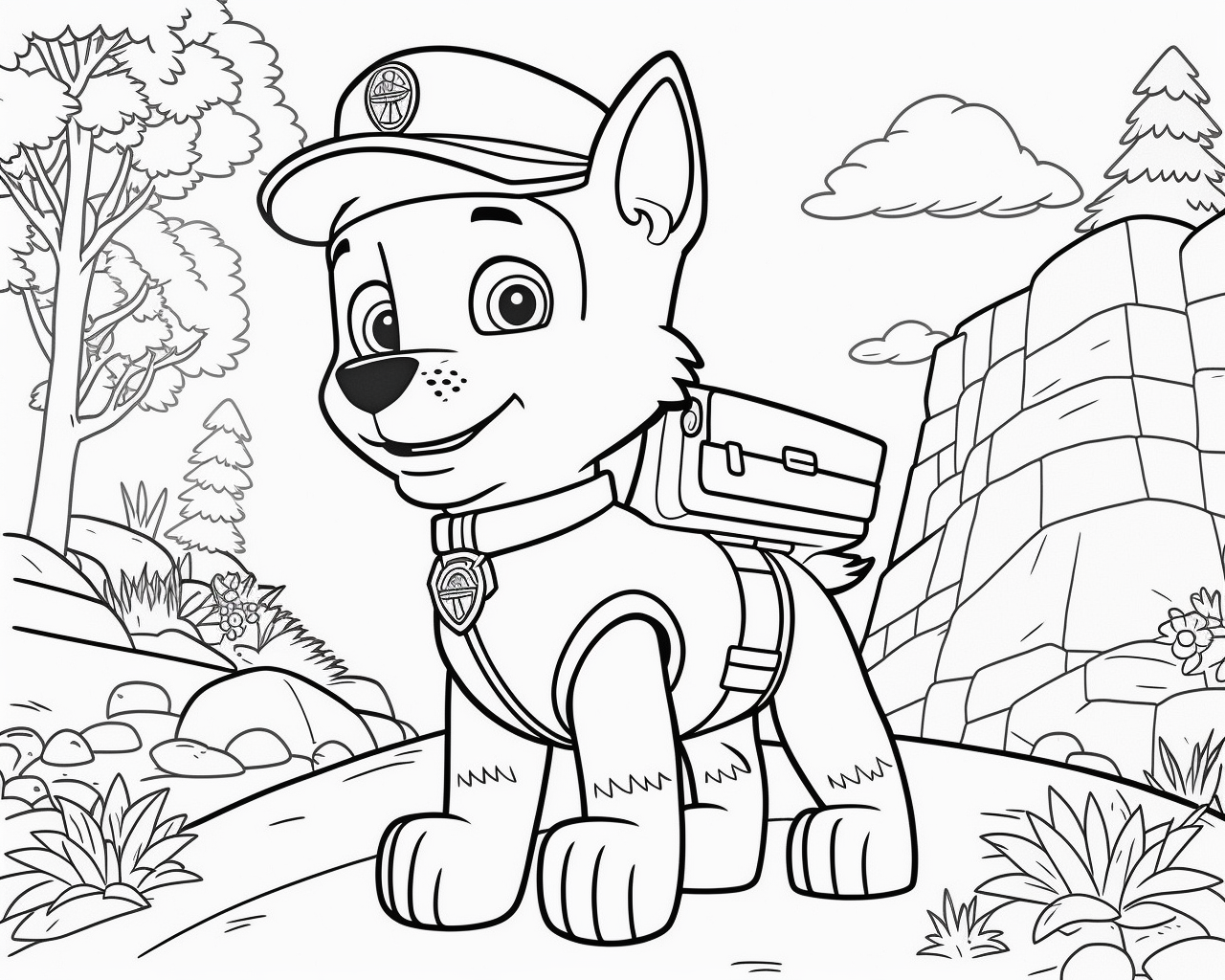 Tlapková patrola 5530 - Omaľovánky na vytlačenie zadarmo