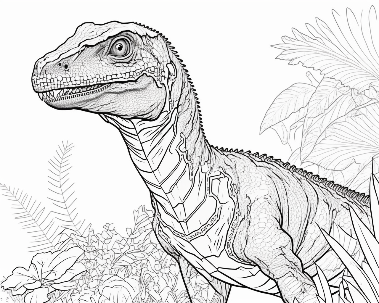 Dinosaurus 4009 - Omaľovánky na vytlačenie zadarmo