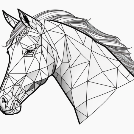 Omaľovánka Kone na vytlačenie a stiahnutie zdarma