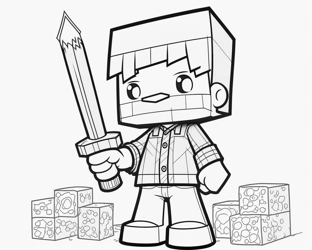 MINECRAFT 4189 - Free printable colouring pages