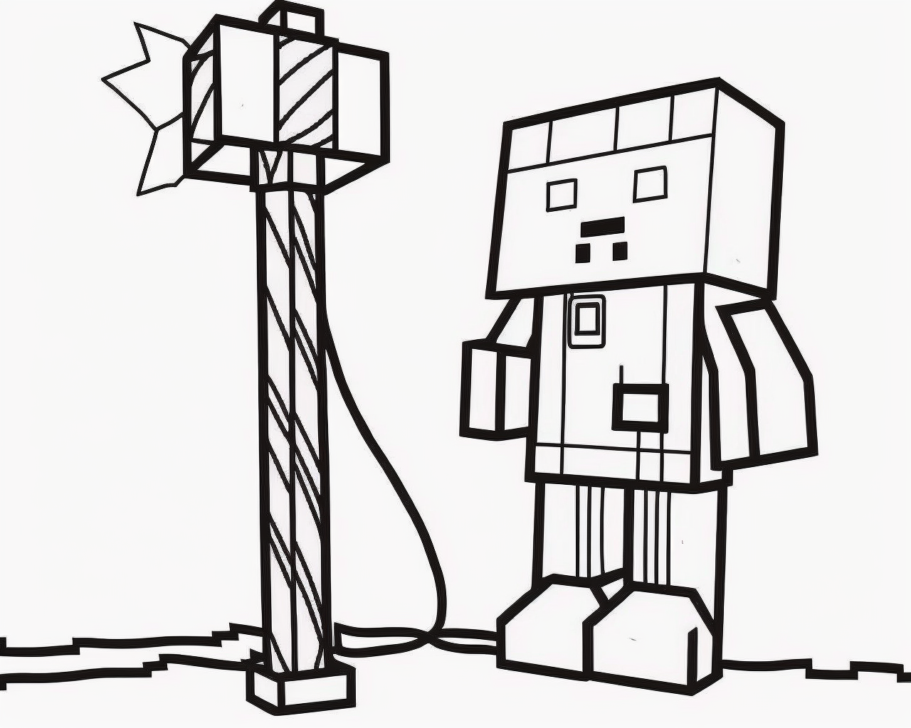 MINECRAFT 4197 - Free printable colouring pages