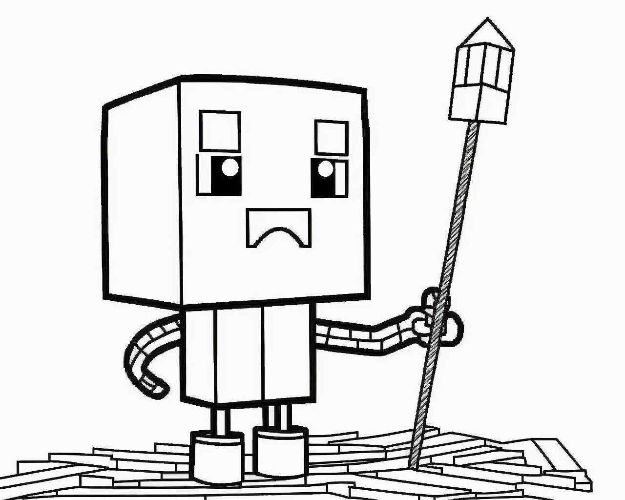 MINECRAFT 4203 - Free printable colouring pages