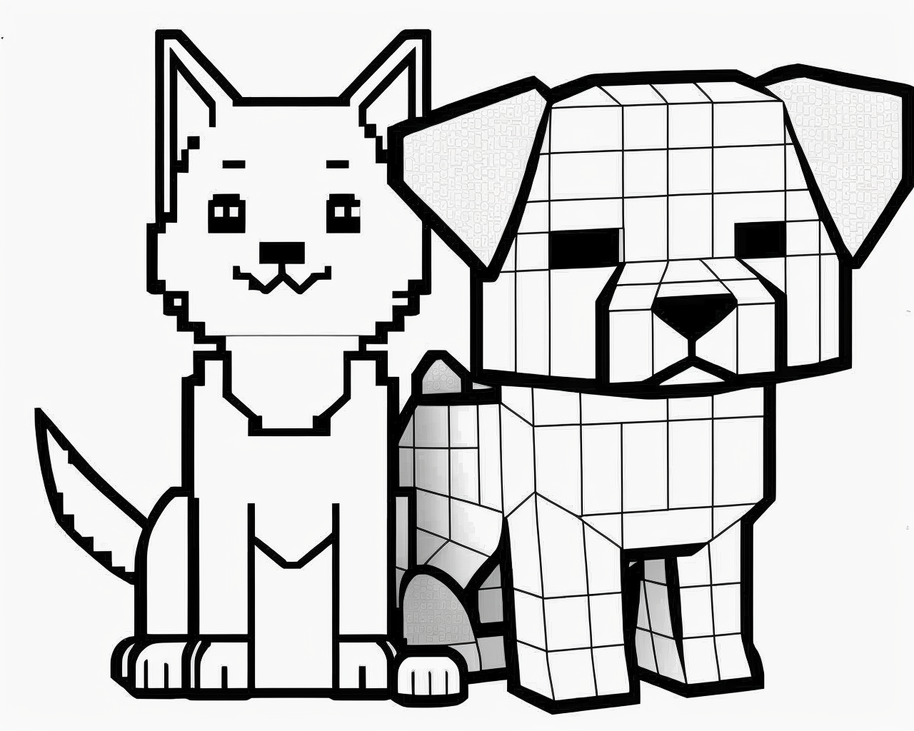 MINECRAFT 4227 - Free printable colouring pages