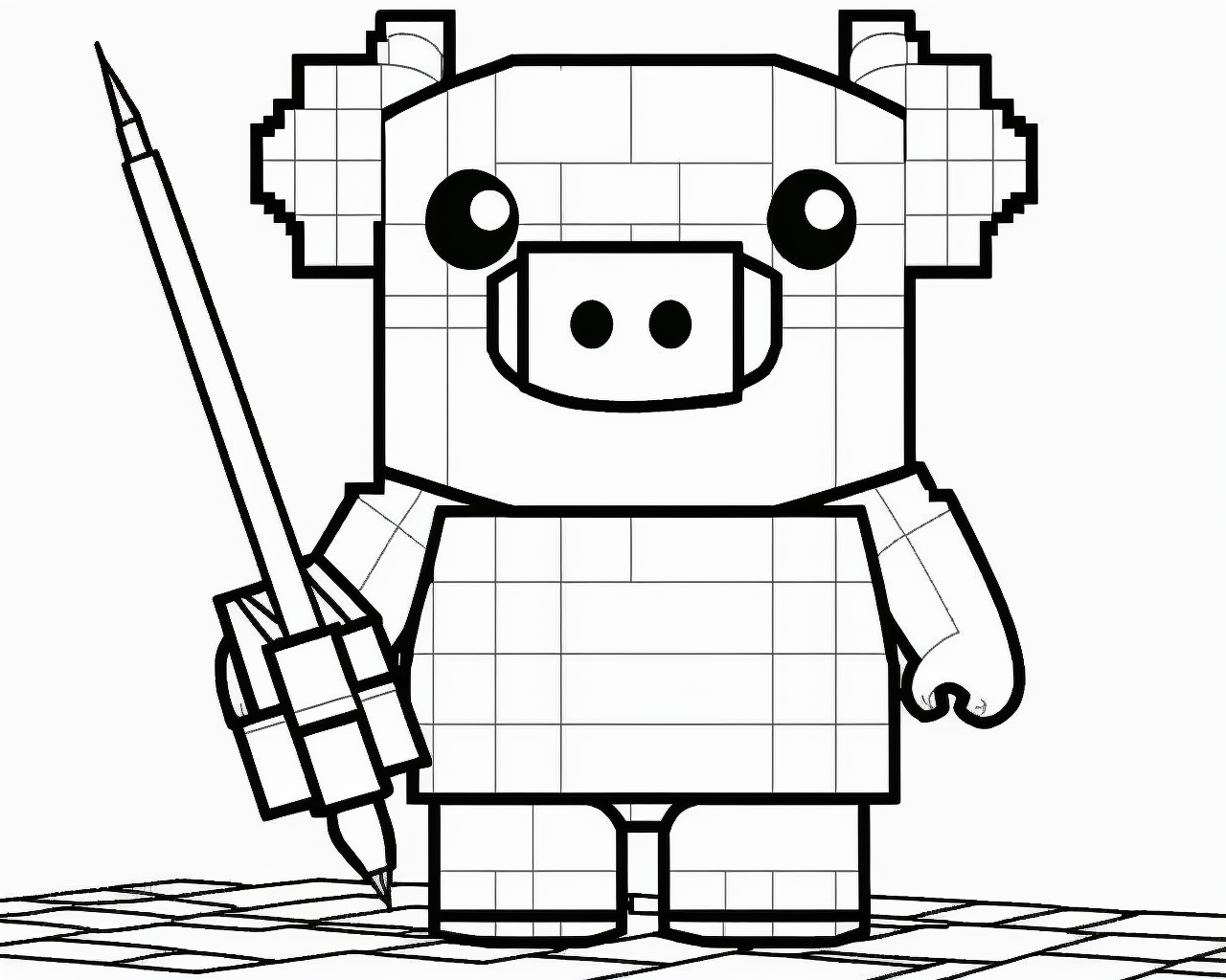 MINECRAFT 4235 - Free printable colouring pages