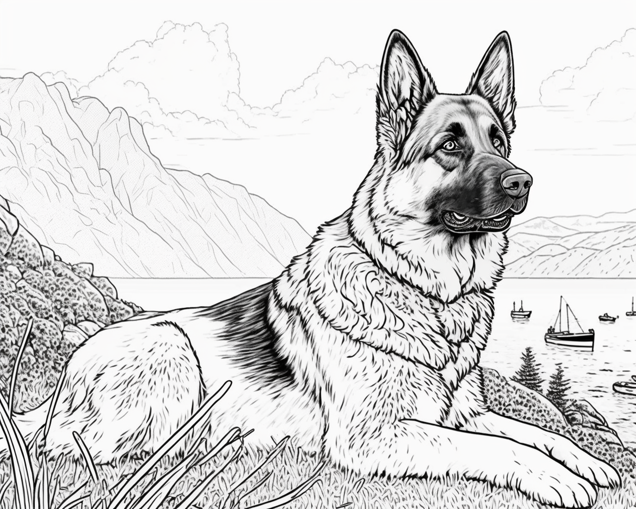 Darmowe kolorowanki PIES do druku i pobrania