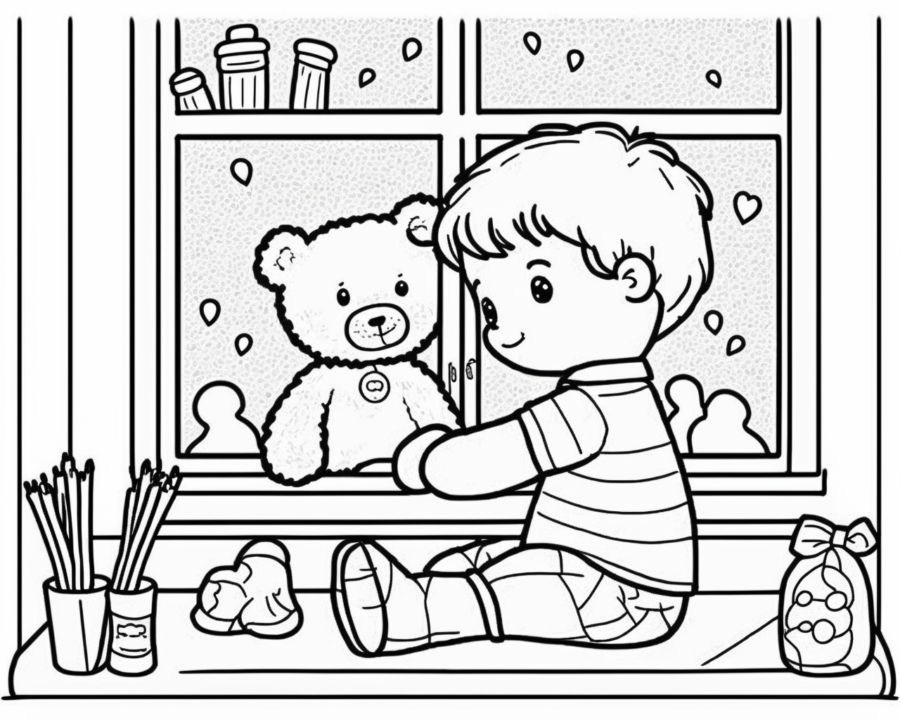 Pre deti 4451 - Omaľovánky na vytlačenie zadarmo