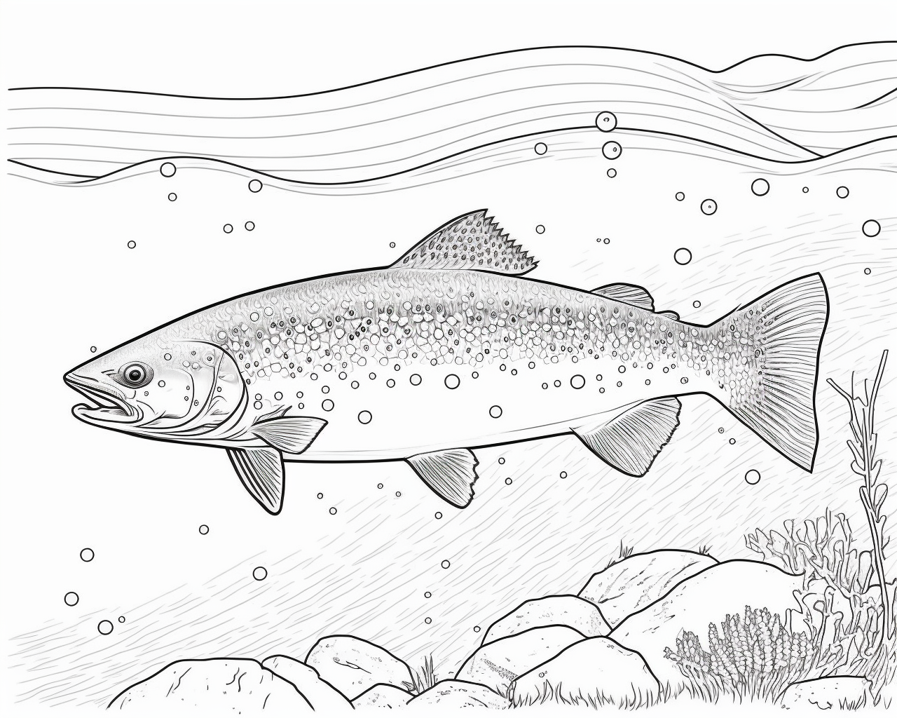 Darmowe kolorowanki RYBA do druku i pobrania