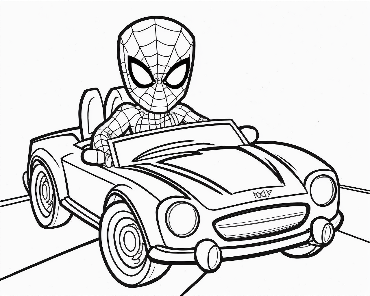 Spiderman 4807 - Omaľovánky na vytlačenie zadarmo