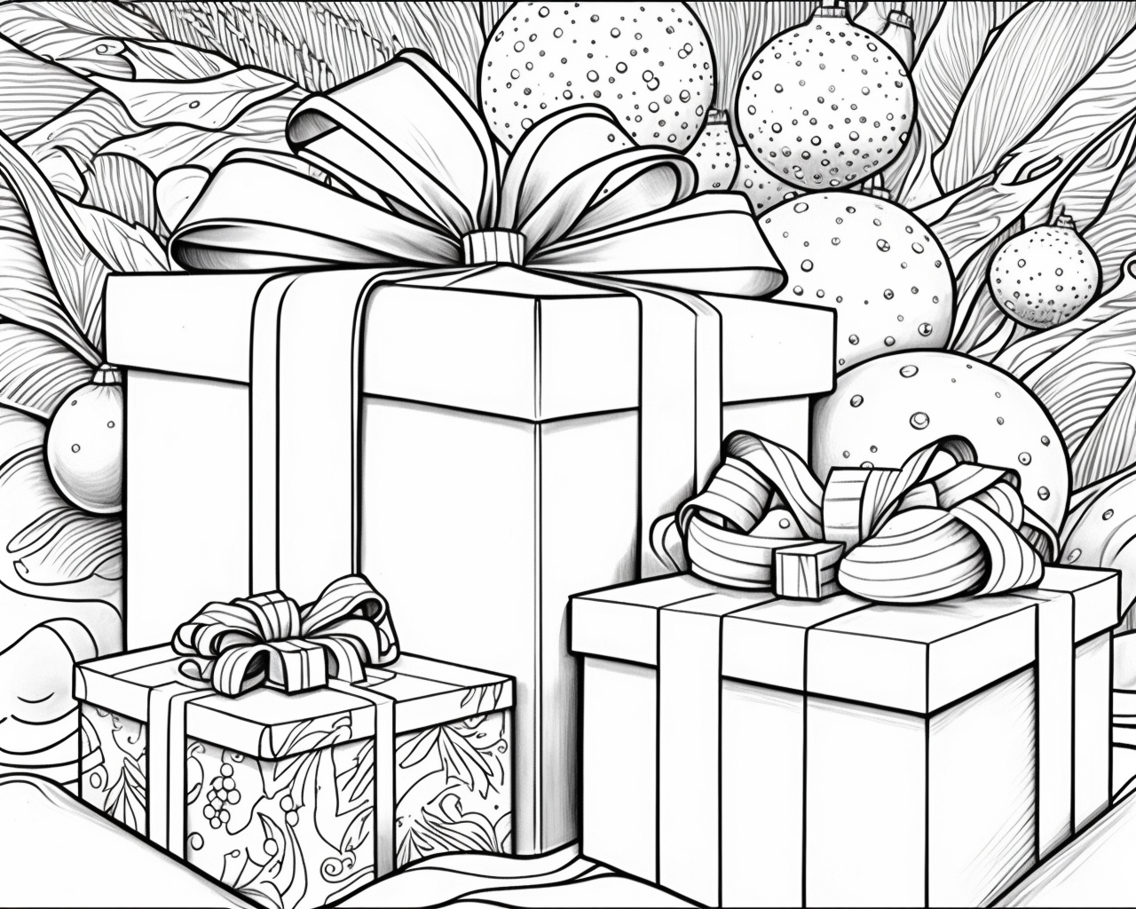 Vianočné 4855 - Omaľovánky na vytlačenie zadarmo